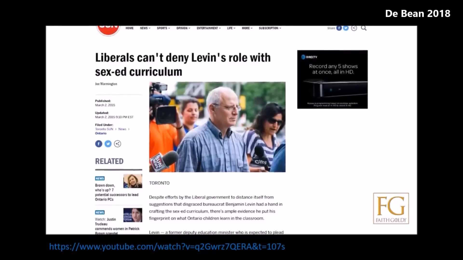 Trudeau's Pedophile Connections - John Dalglish posted a snuff video ...
