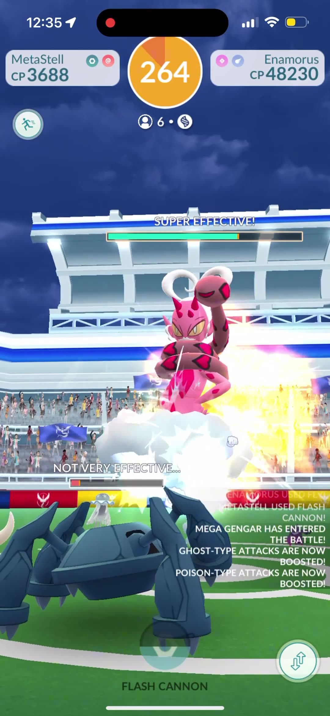 Pokémon Go: Enamorus Incarnate Forme Raid Legendary #3 Gameplay