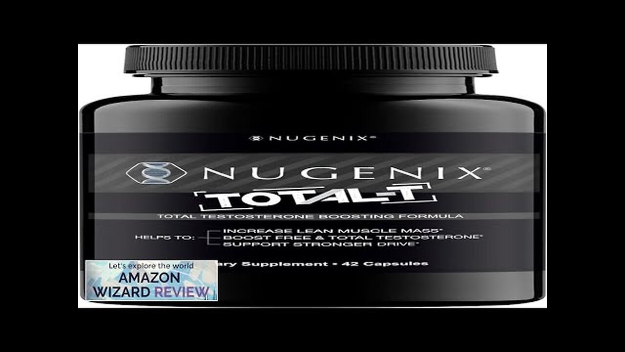 Nugenix Total-T Free and Total Testosterone Booster Supplement for Men ...