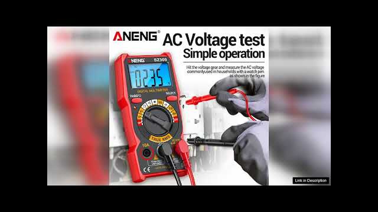 ANENG SZ309 SZ309pro Digital Multimeter AC DC Voltage Current Tester ...