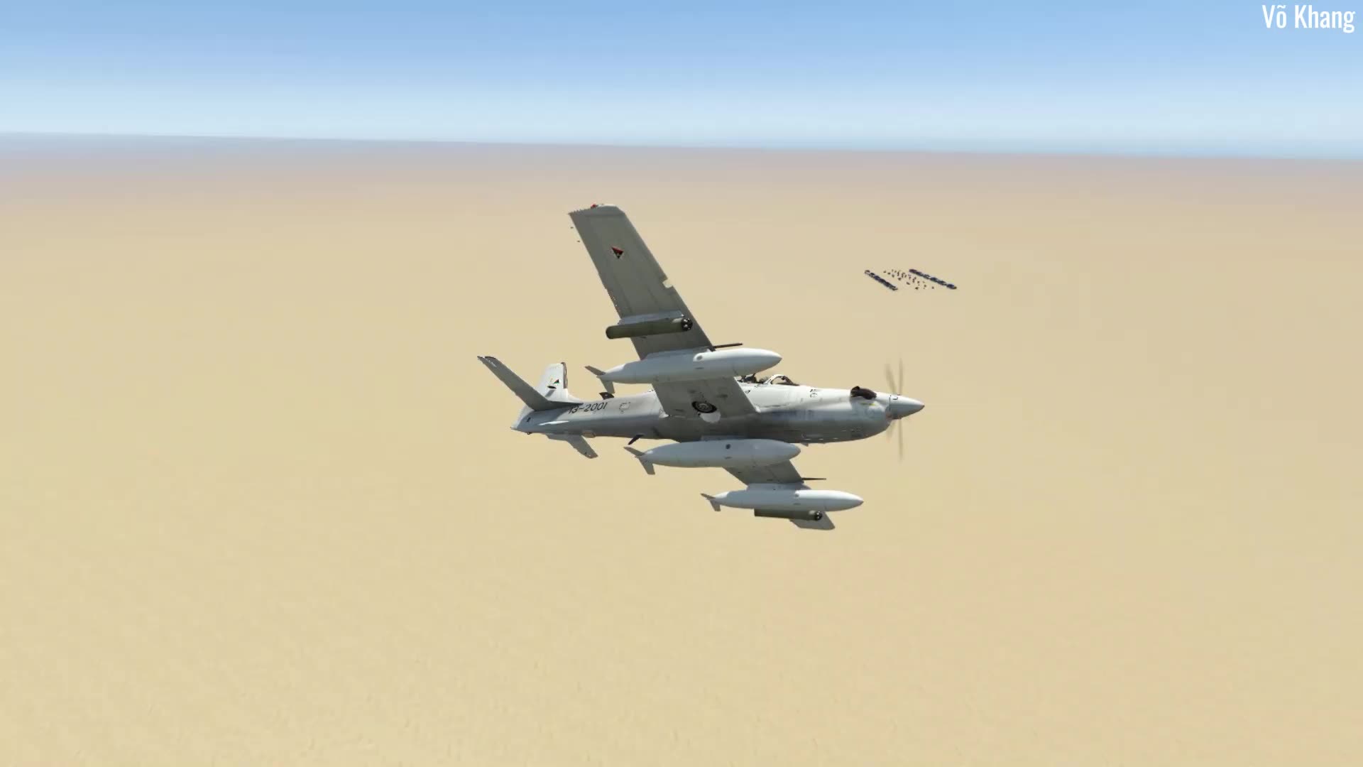 Embraer EMB 314 Super Tucano propeller-driven light attack trainer ...