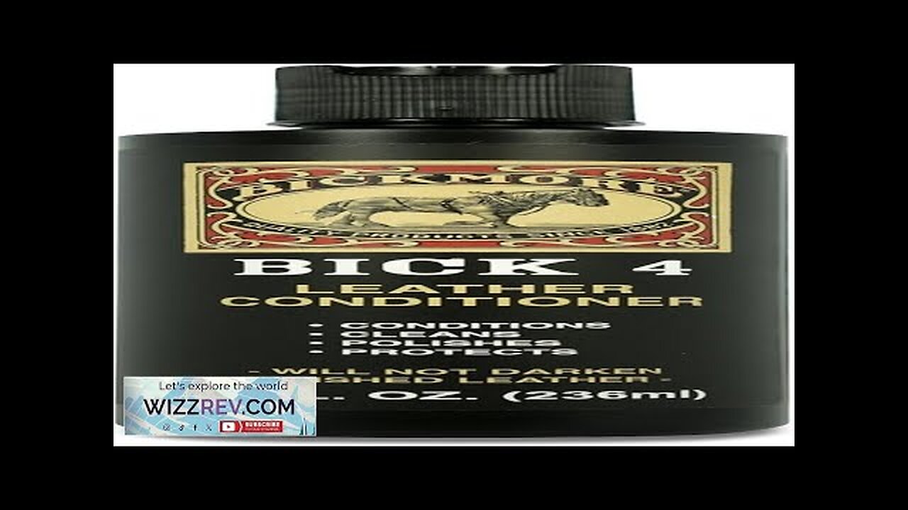 Bick 4 Leather Conditioner and Leather Cleaner 8 oz Will Not Review