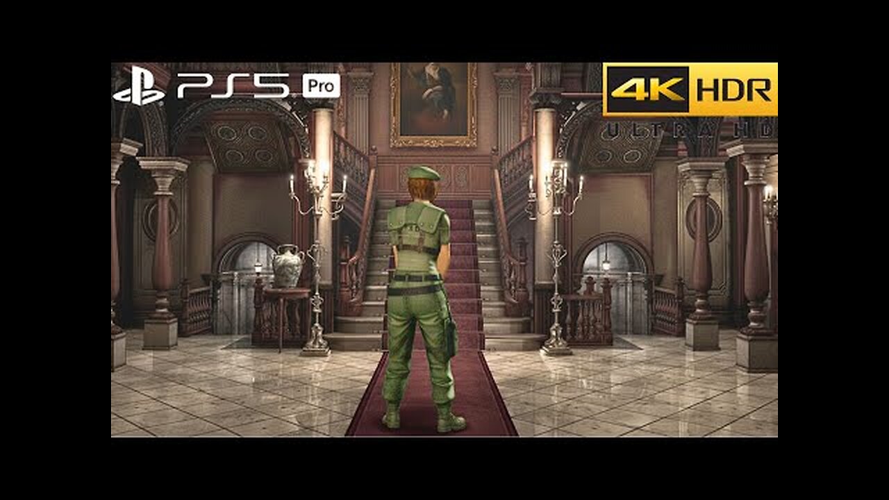 Resident Evil 1 HD Remastered - Jill Valentine (PS5 Pro) 4K HDR Gameplay - (Full Game)