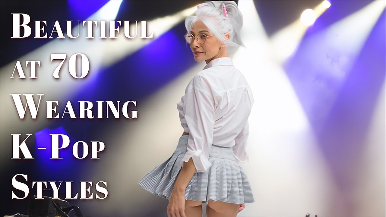 Beautiful 70-Year-Old Women Wearing K-Pop Styles