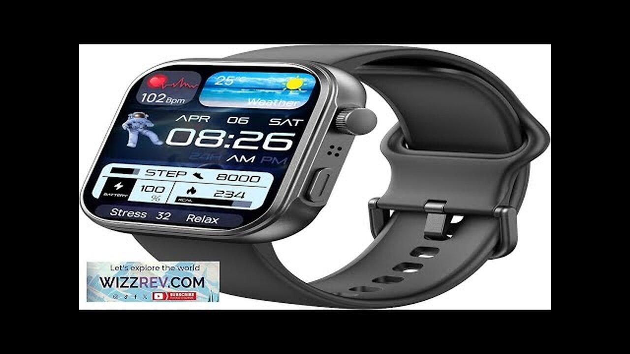 TOZO S6 Smartwatch 1.85" AMOLED Ultra-Clear Screen Dynamic Watch Faces ...