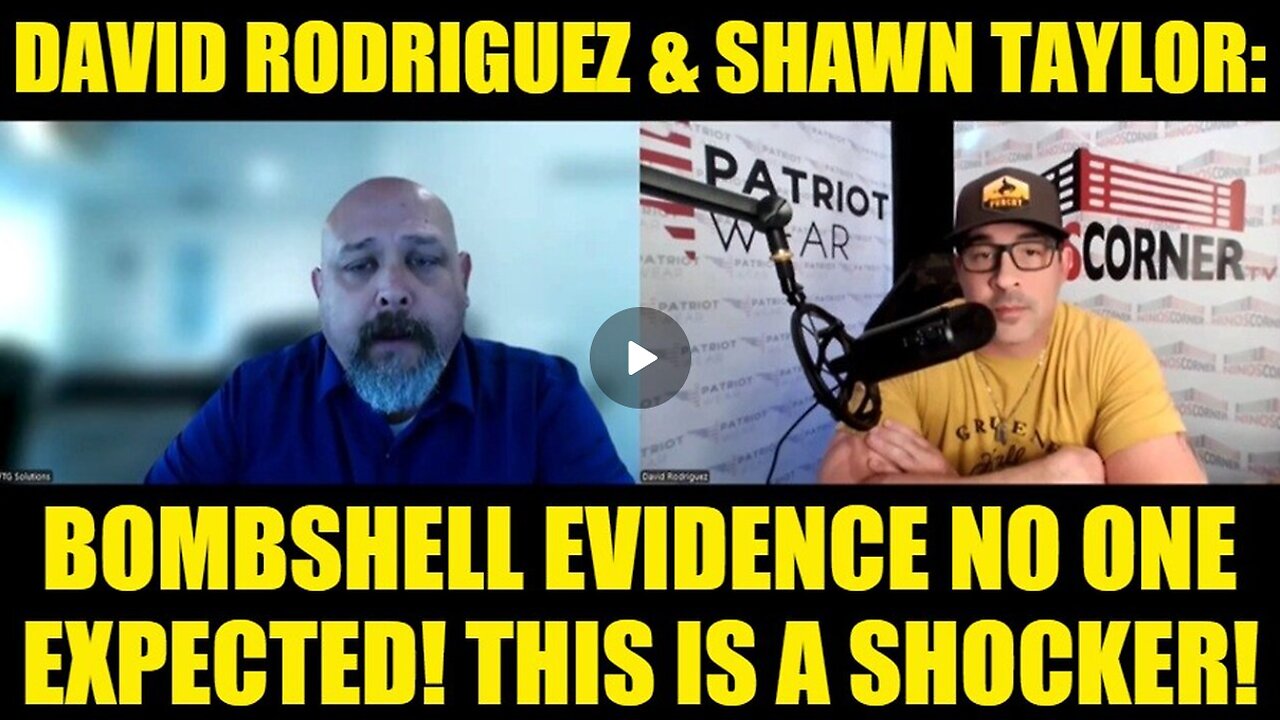 David Rodriguez & Chief Shawn Taylor: Bombshell Evidence No One ...