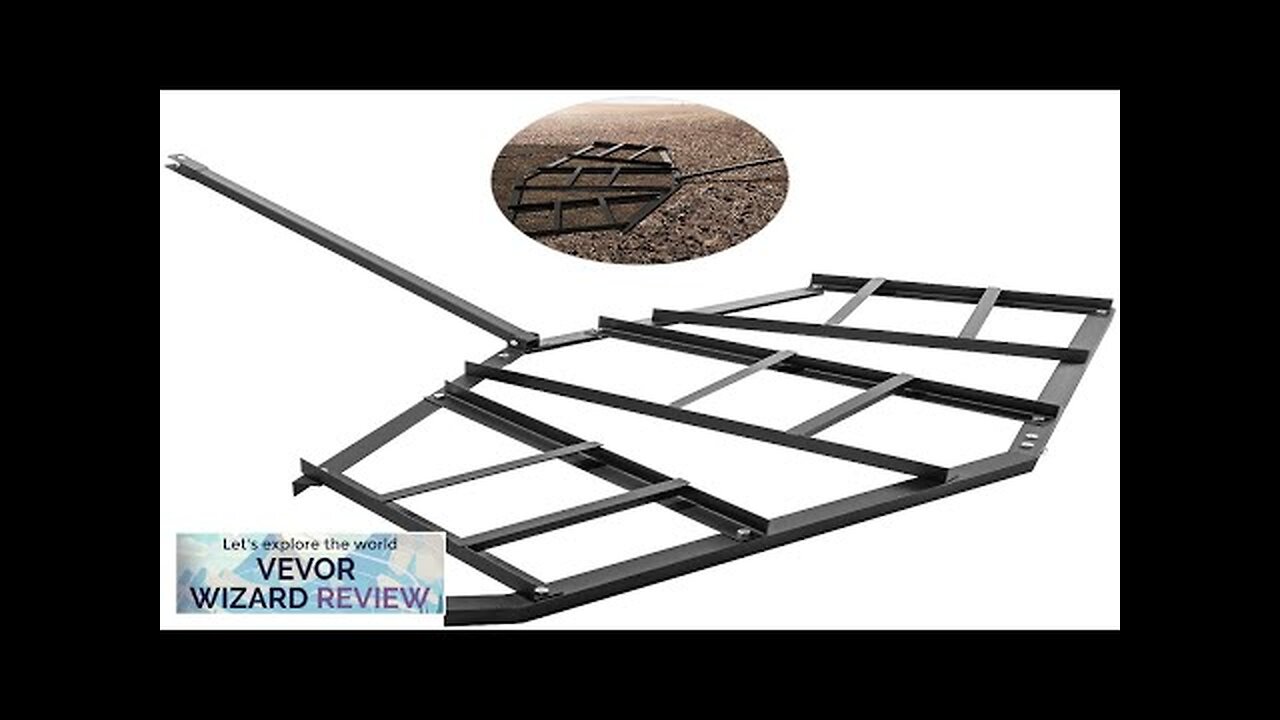 VEVOR Driveway Drag 84" Width Tow Behind Drag Harrow 70" Length 4" Review