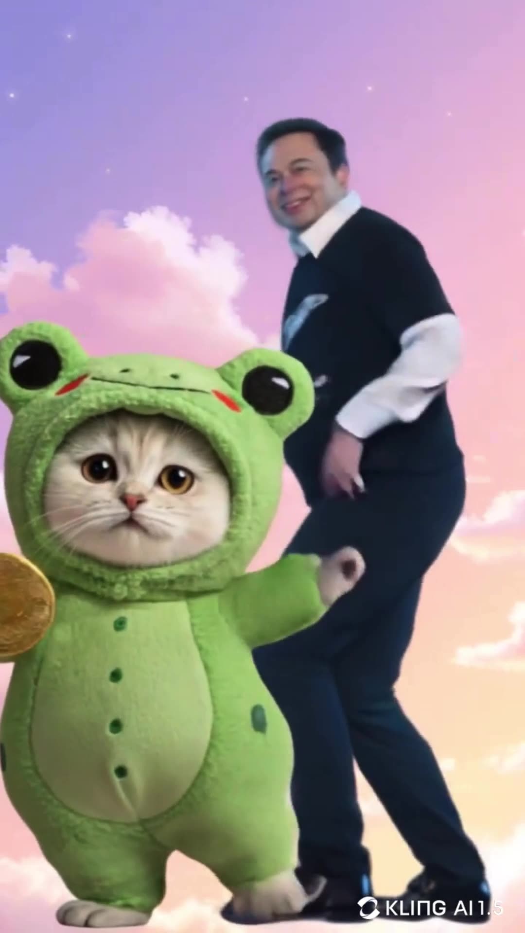CAT dance with ELON Musk #cat #dancingcat #elonmusk #dancingpets # ...