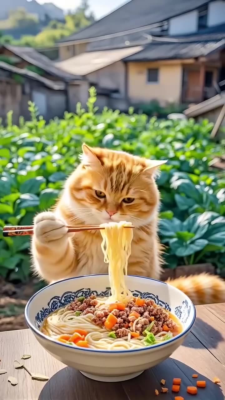 🐱 Chef Kitty in Action! – Hilarious Cat Cooking Adventure 🍳