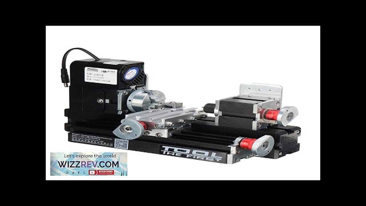 12V DC 2A 24W Multi-purpose Mini Wood Lathe Metal Rotating Lathe ...