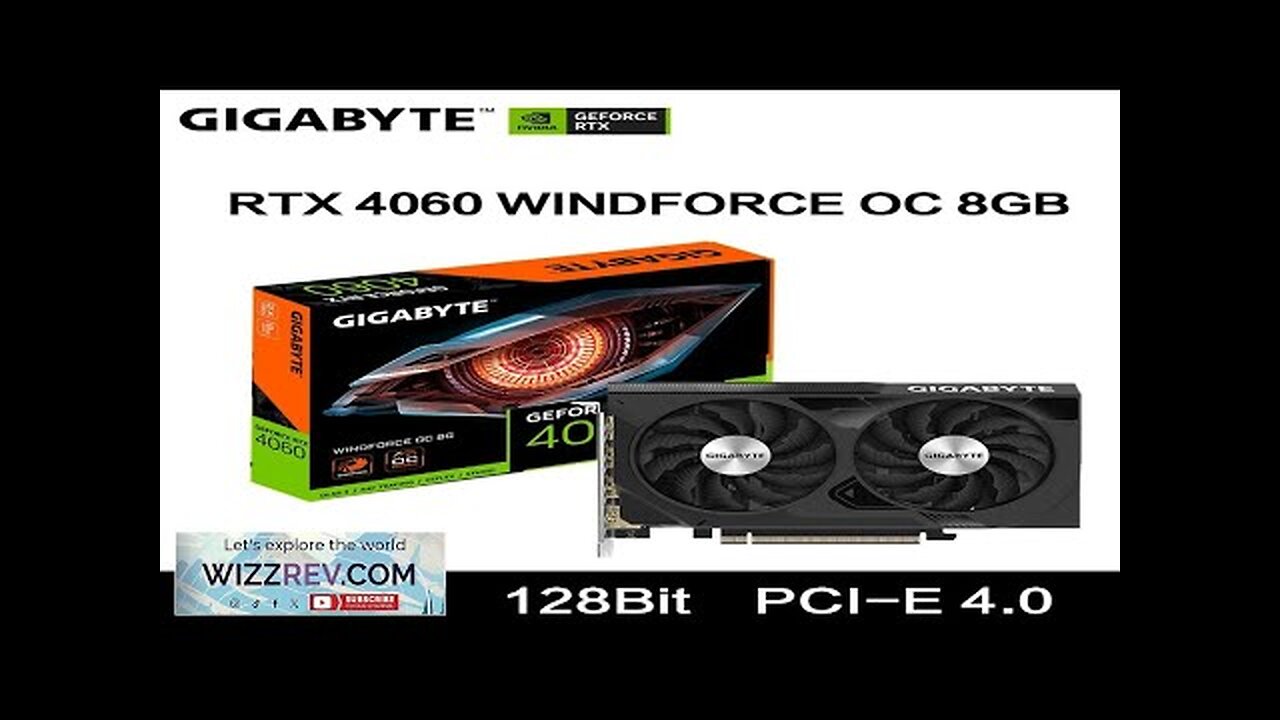 GIGABYTE GeForce RTX 4060 WINDFORCE OC 8G 2023 Gaming New Graphic Card ...