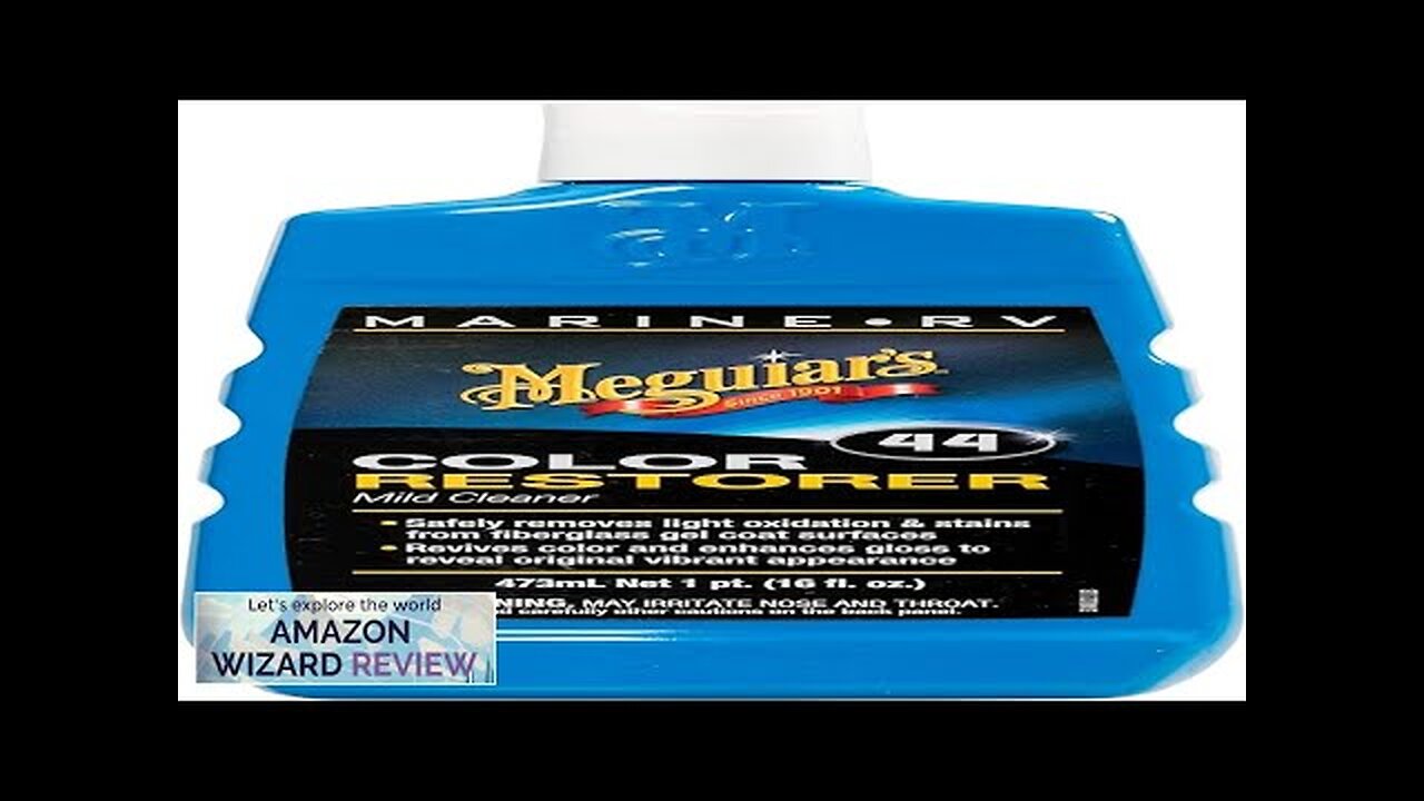 Meguiar’s Marine/RV Color Restorer M4416 Professional-Grade Cleaner ...