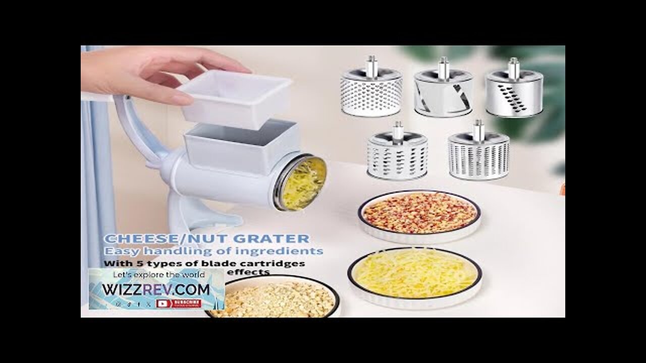 Manual Nut Chopper Grinder with Hand Crank Peanut Grinding Device ...