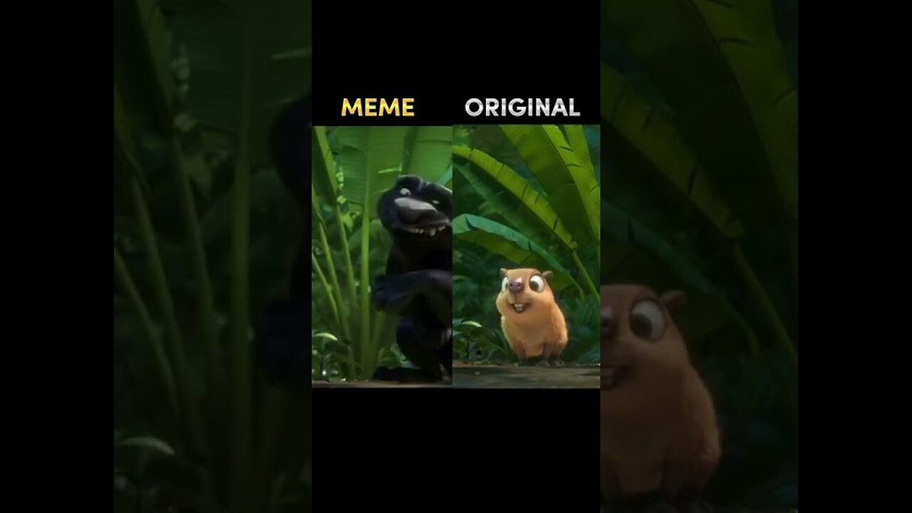 Capybara Ok I pull up Meme vs Original