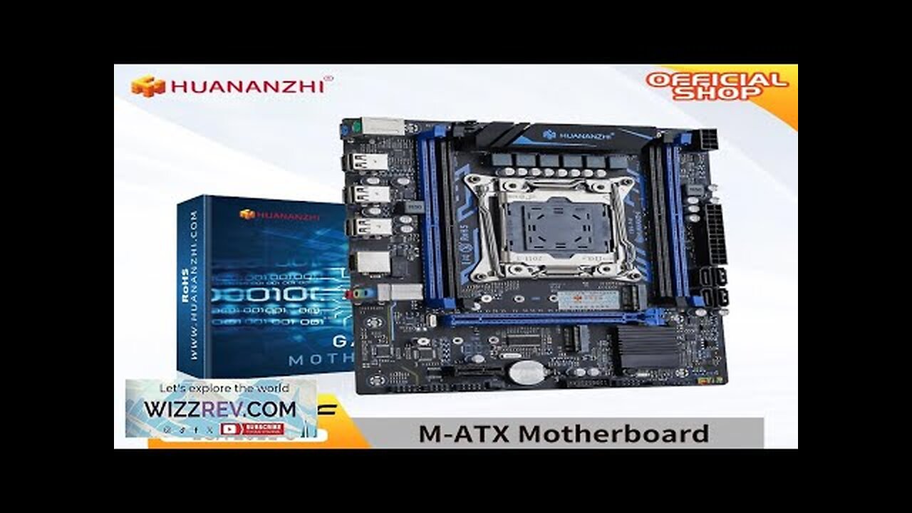 HUANANZHI X99 P4F LGA 2011-3 XEON X99 Motherboard support Intel E5 V3 ...