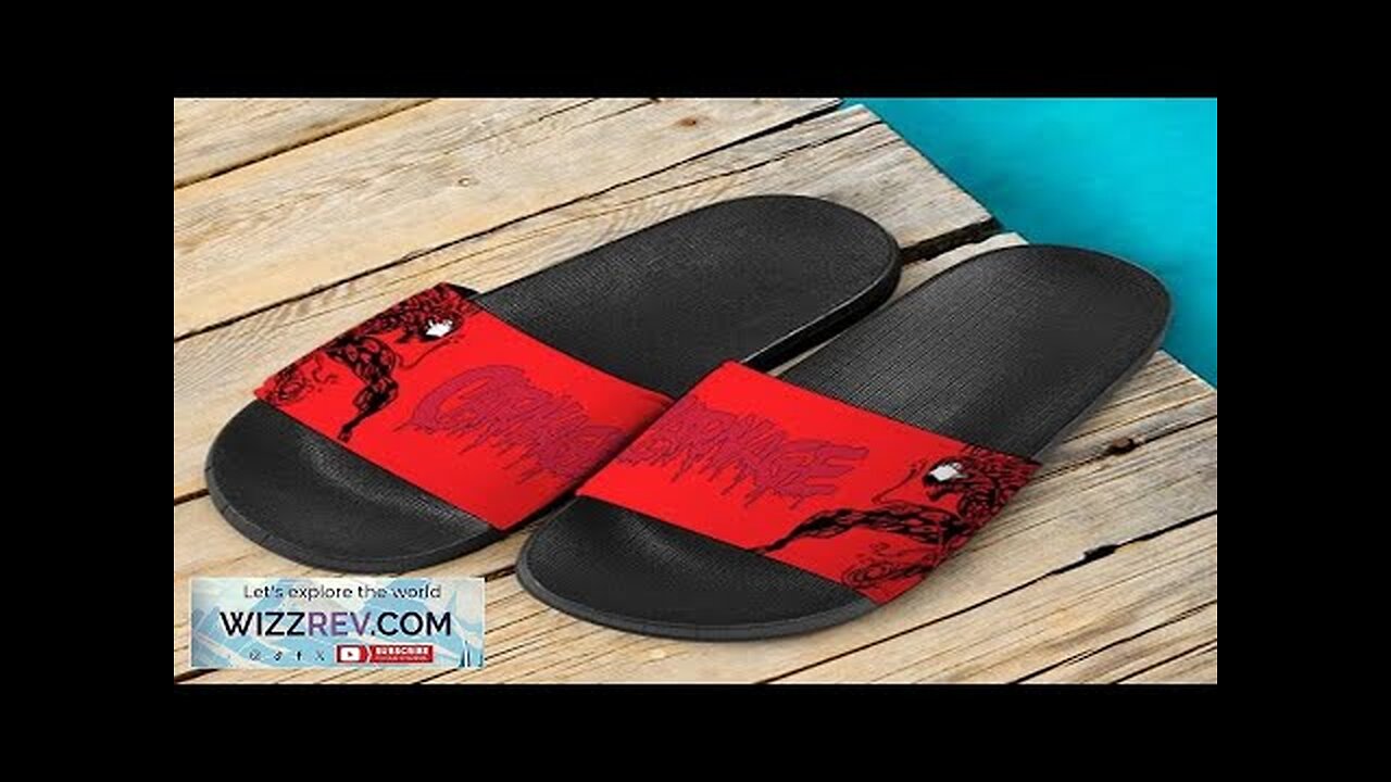 Scary Red Venom Carnage Illustration Dope Slide Sandals Review