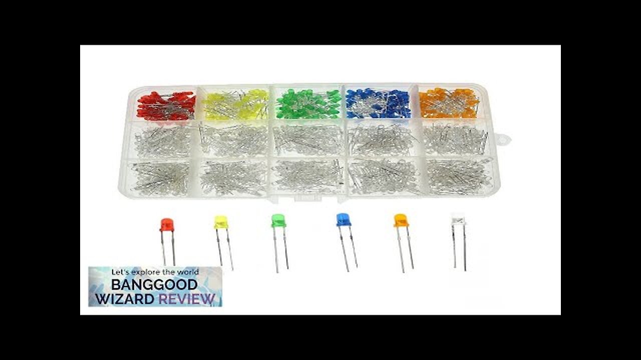 150/300/750PCS 3mm 15 Colors LED Lights Emitting Diodes Assortment Set ...