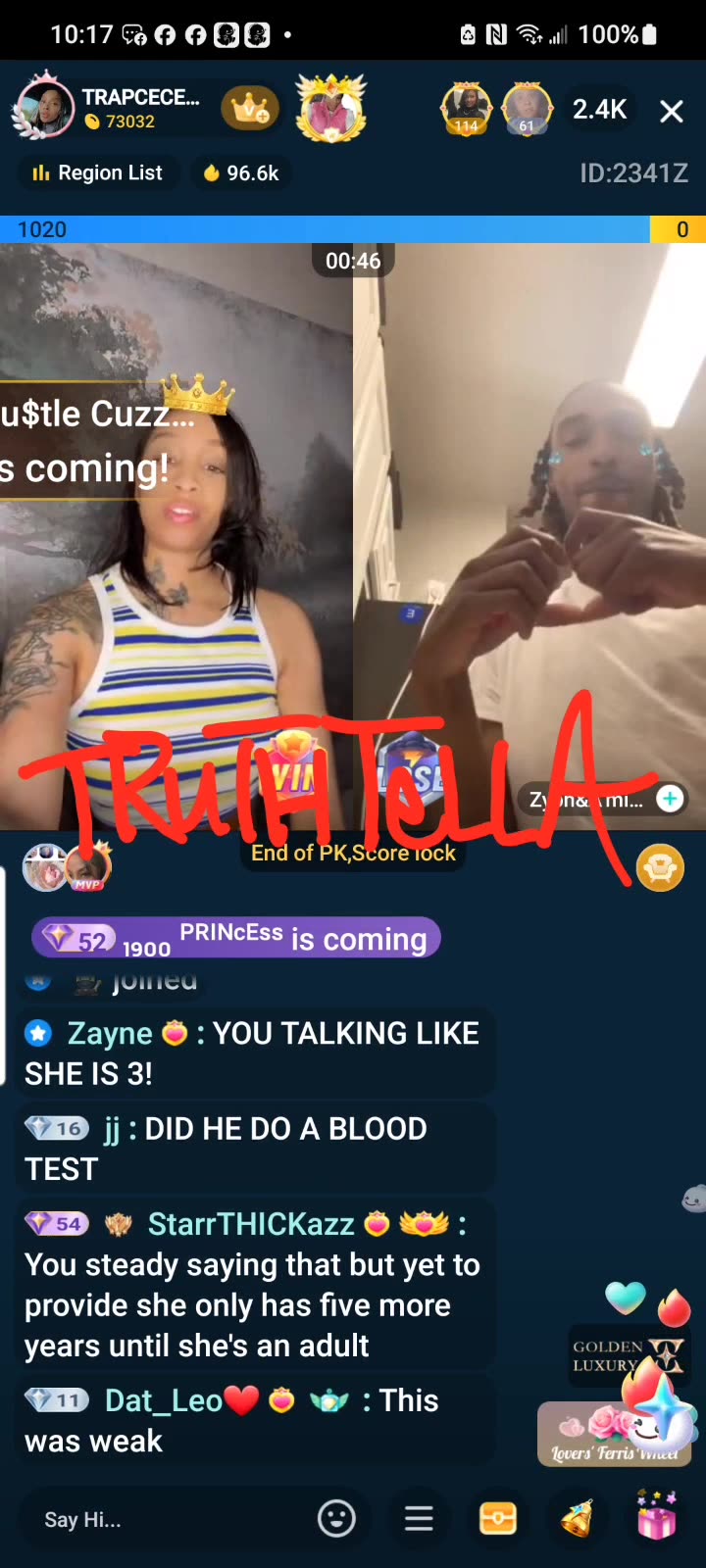 TRAP CECE INTERVIEWS BIG SUEWOO BABY DADDY CHARLES