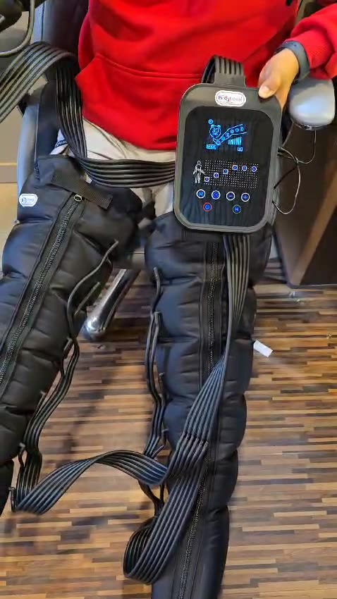 Digital DVT Air Compression Therapy 6 Chamber Lymphedema Lymphatic ...