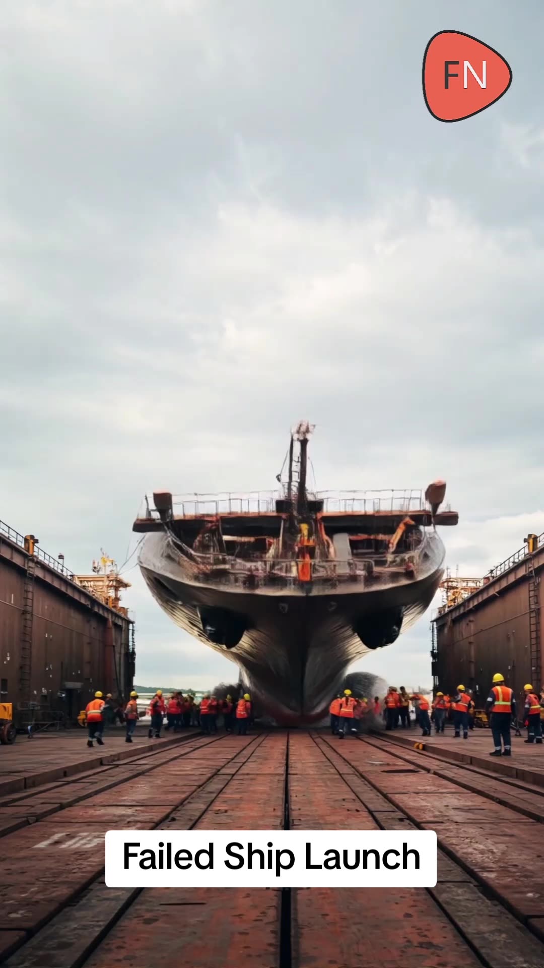 Failed Ship Launch 🚢 😳