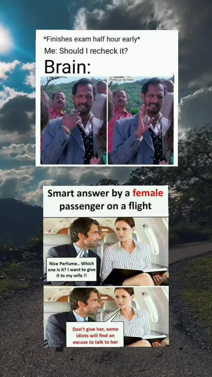 Meme: Smart answer by passenger🤣🤣😅