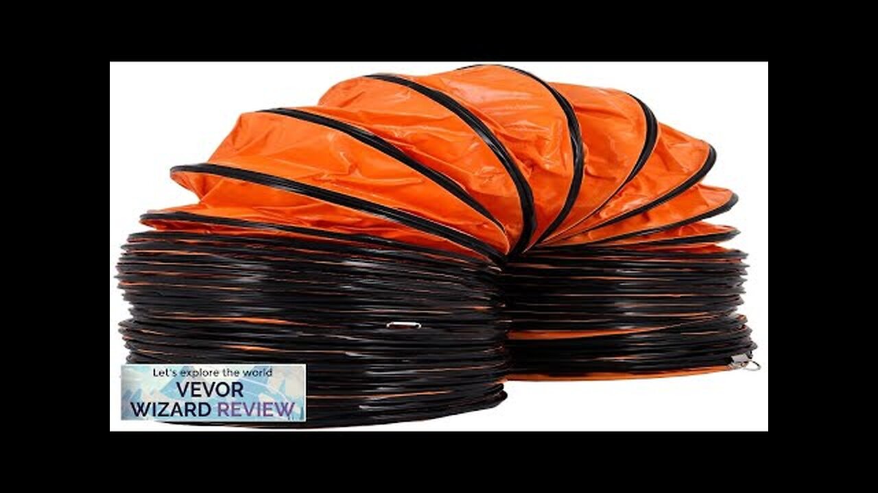 VEVOR 16 FT PVC Flexible Duct Hosing for 12 INCH Exhaust Fan Review