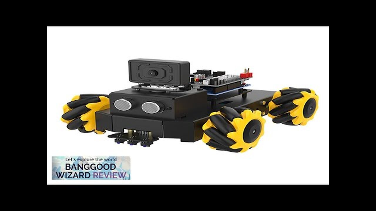 Yahboom Smart Robot Car Kit Roboduino V2 with ESP32 WiFi Camera Metal Review