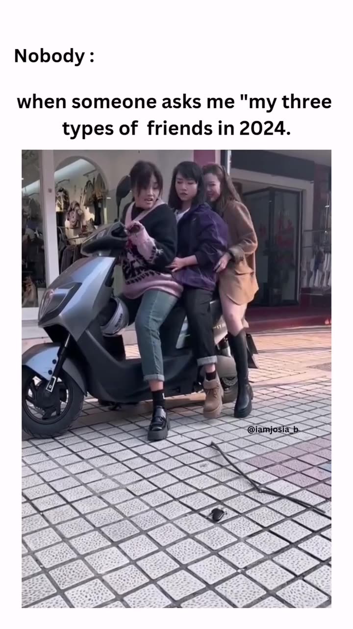 My three types of friends