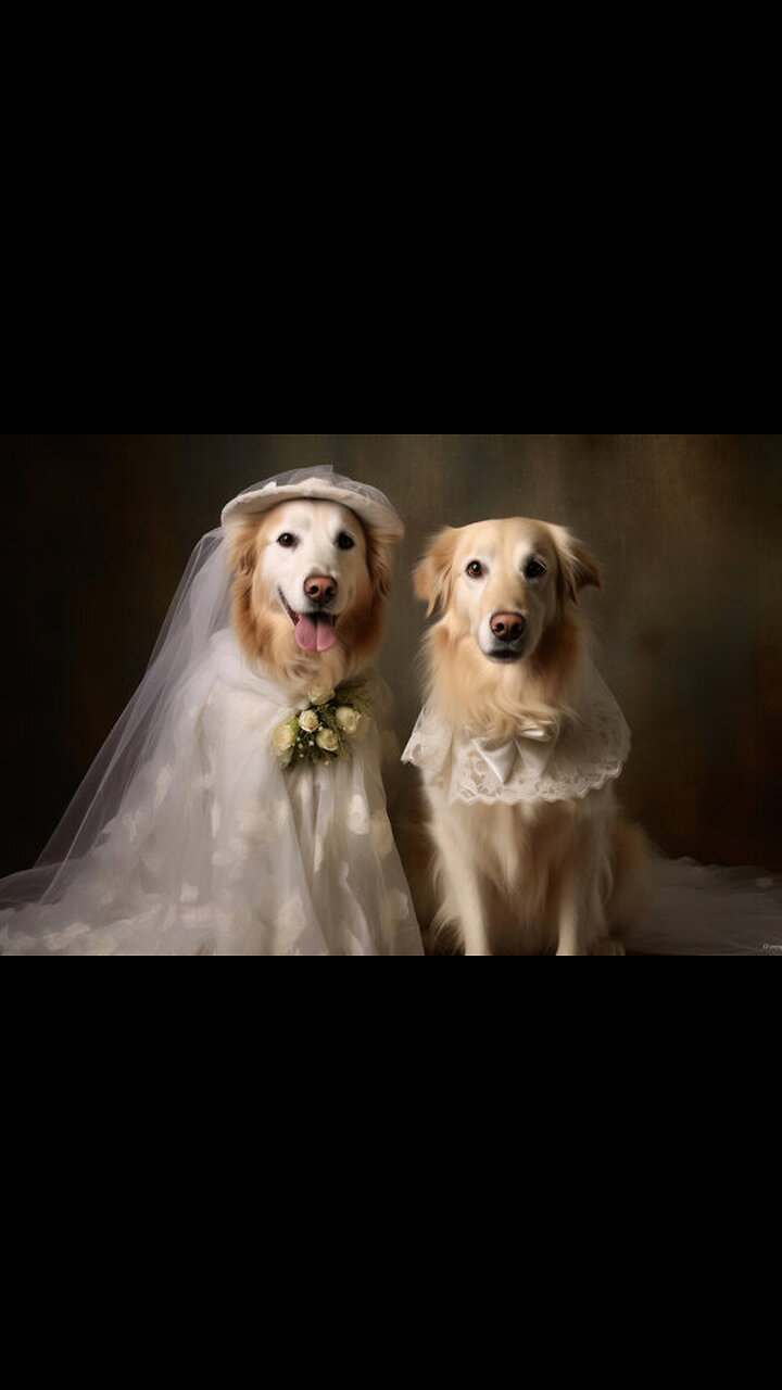 Dog 🐶 weding , weding dog , Dog is getting married #beutifulvideo