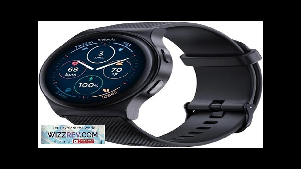 Motorola Moto Watch 120 Premium Smartwatch for Men with AMOLED Display ...
