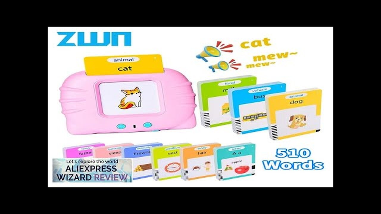 Montessori Education Flash Cards Machine Early Educational Learning ...