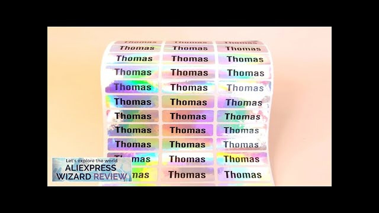 Name Tag Sticker Custom Waterproof Kawaii Stickers Decals Personalized ...