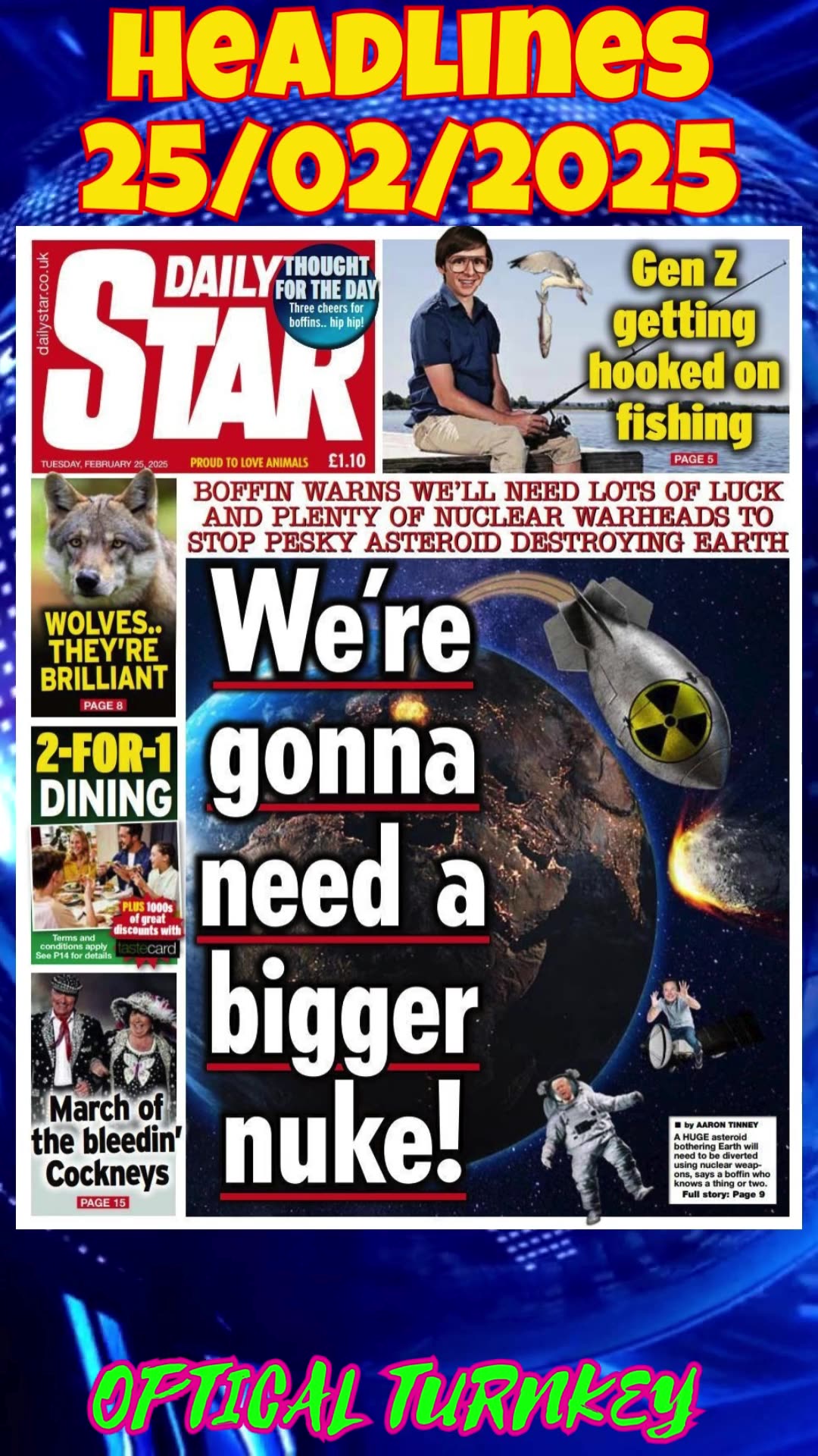 🔥Headlines for Tuesday 25th February 2025 Newspaper Headlines 🎉📰# ...