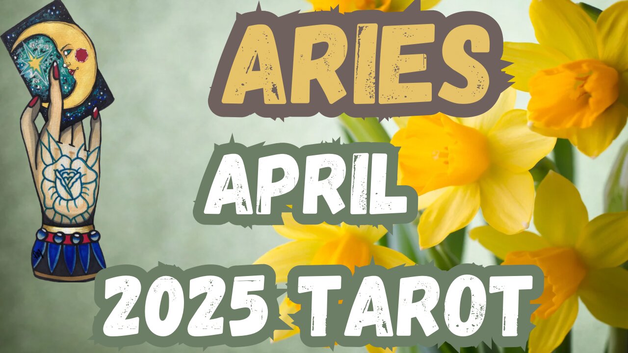 Aries ♈️- April 2025 Monthly Alignment Tarot Spread #aries #tarot #tarotary