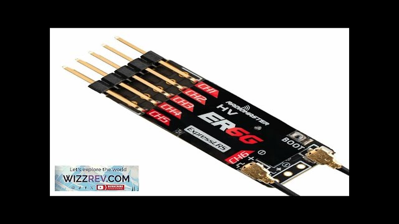 Radiomaster ER6-G/ER6-GV 2.4GHz 6CH ExpressLRS ELRS RX 50mW PWM ...