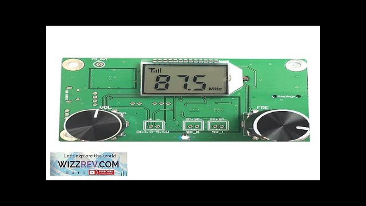 DSP PLL Digital Stereo FM Radio Receiver Module 87-108MHz with Serial ...