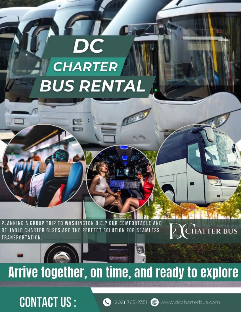 DC Charter Bus Rental – Comfortable & Reliable Group Travel