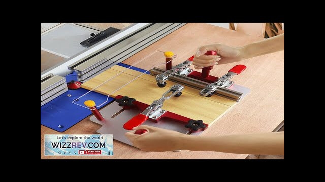 Router Table Coping Sled Rail Coping Sled with Clamps for Precise Front ...