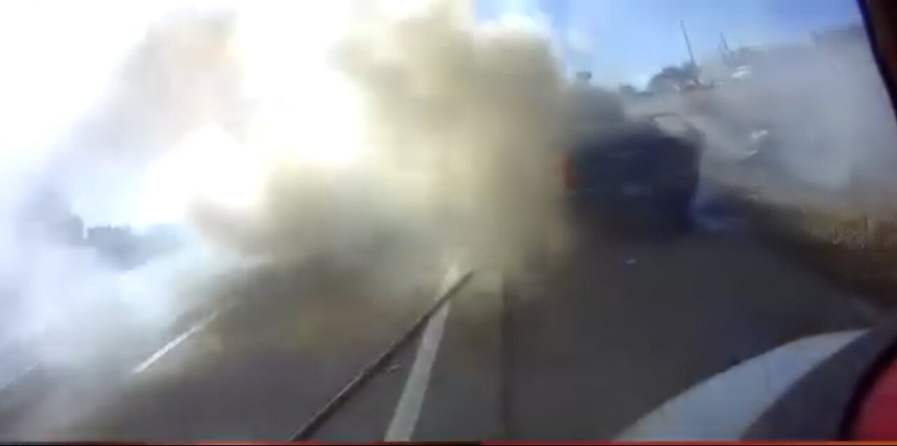 WATCH: Firefighters Scramble Around 2 Story House On Fire In Arkansas