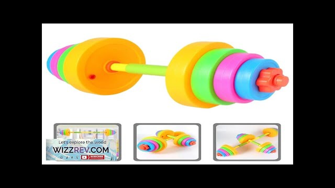 Children Dumbbell Toy Plastic Dumbbell Kids Kindergarten Arm Training ...