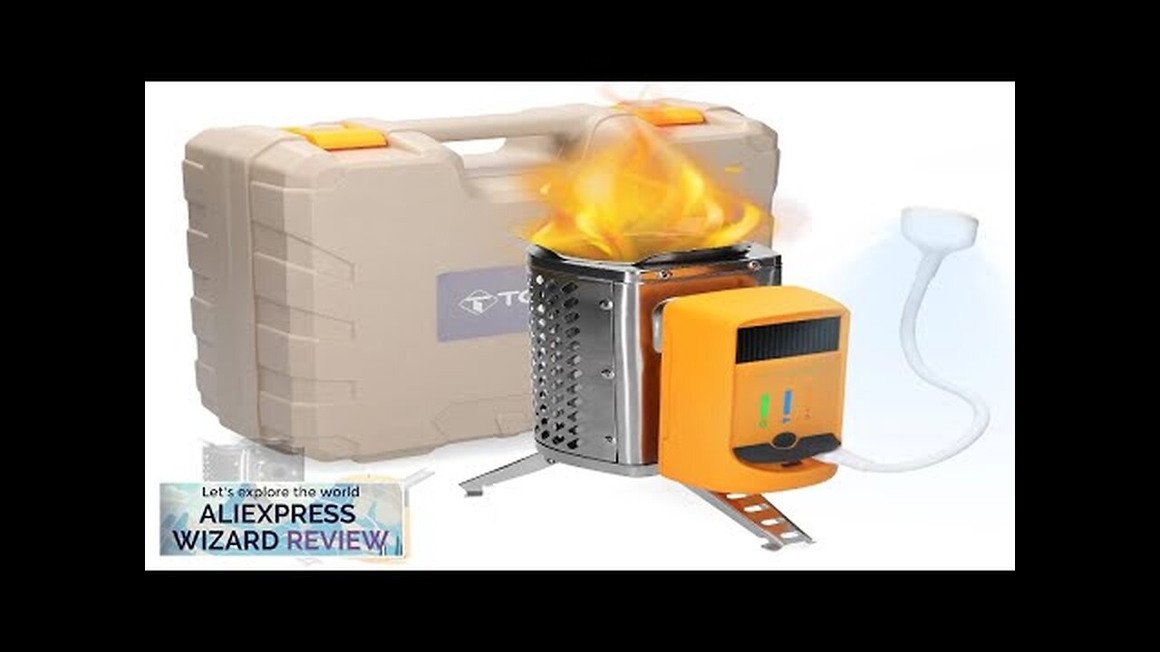 Tomshoo Outdoor Camping SmokeFree Stove Portable Power Generating ...