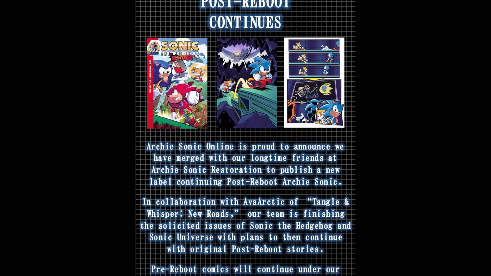 Archie Sonic Online (ASO) Merges With Archie Sonic Restoration To ...