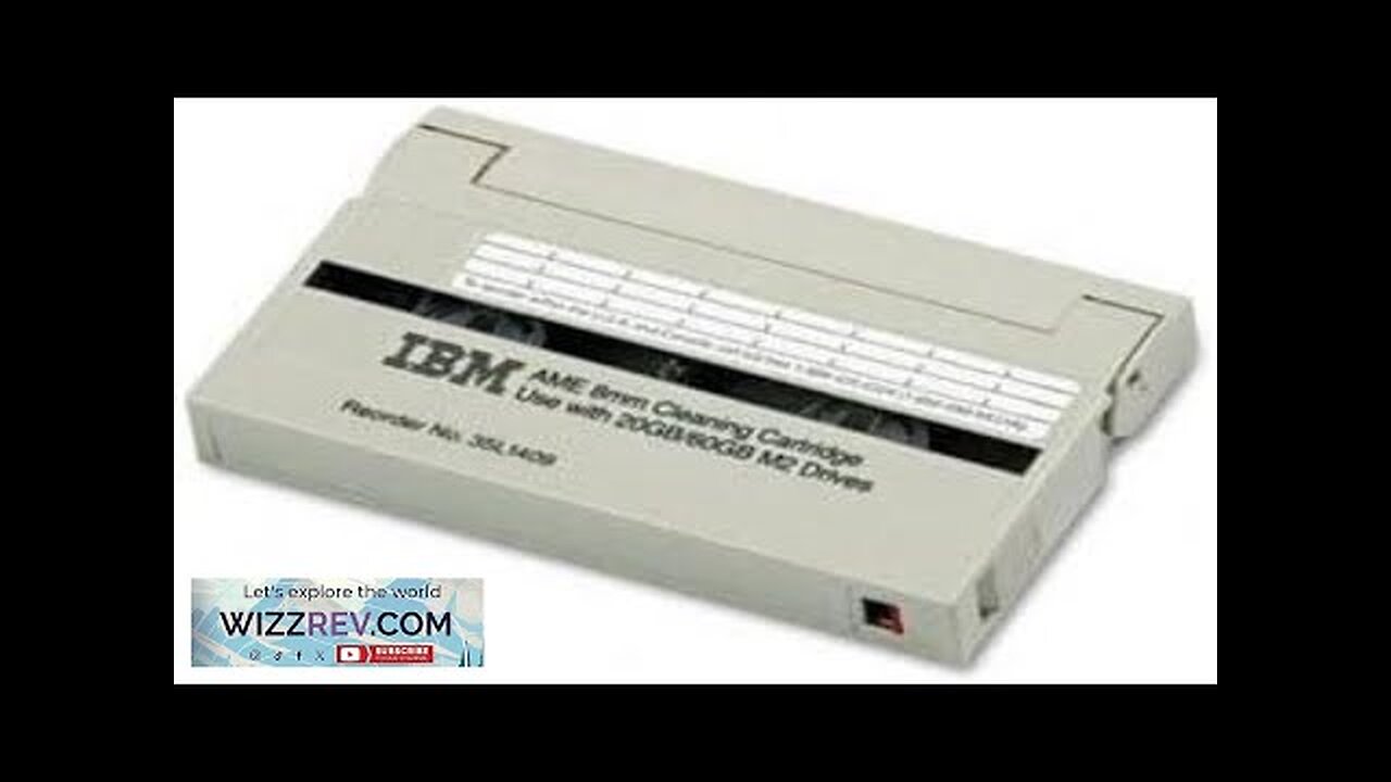 IBM 35L1409 8MM AME Data Cleaning Cartridge 18 Uses Review