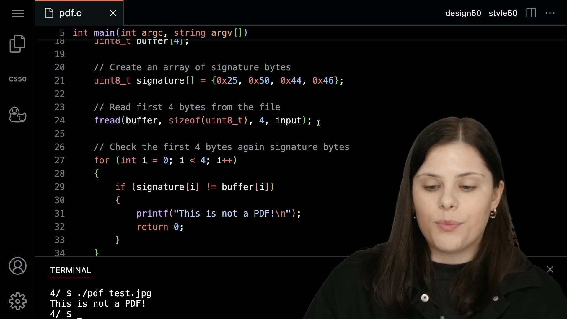 CS50x 2025 - Section 4 - Memory