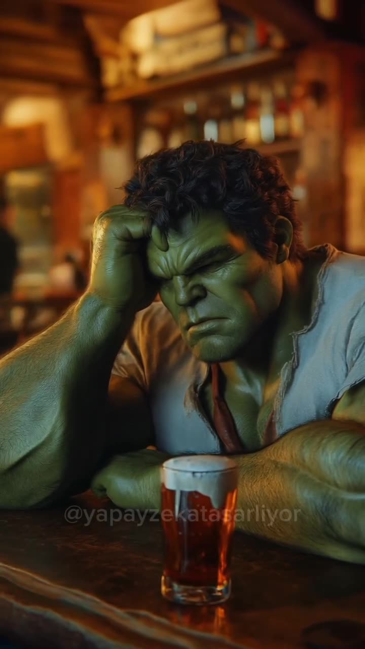 Lost in routine… ⏳ #ai #routine #time #monotone #hulk #aiart #yapayzeka ...