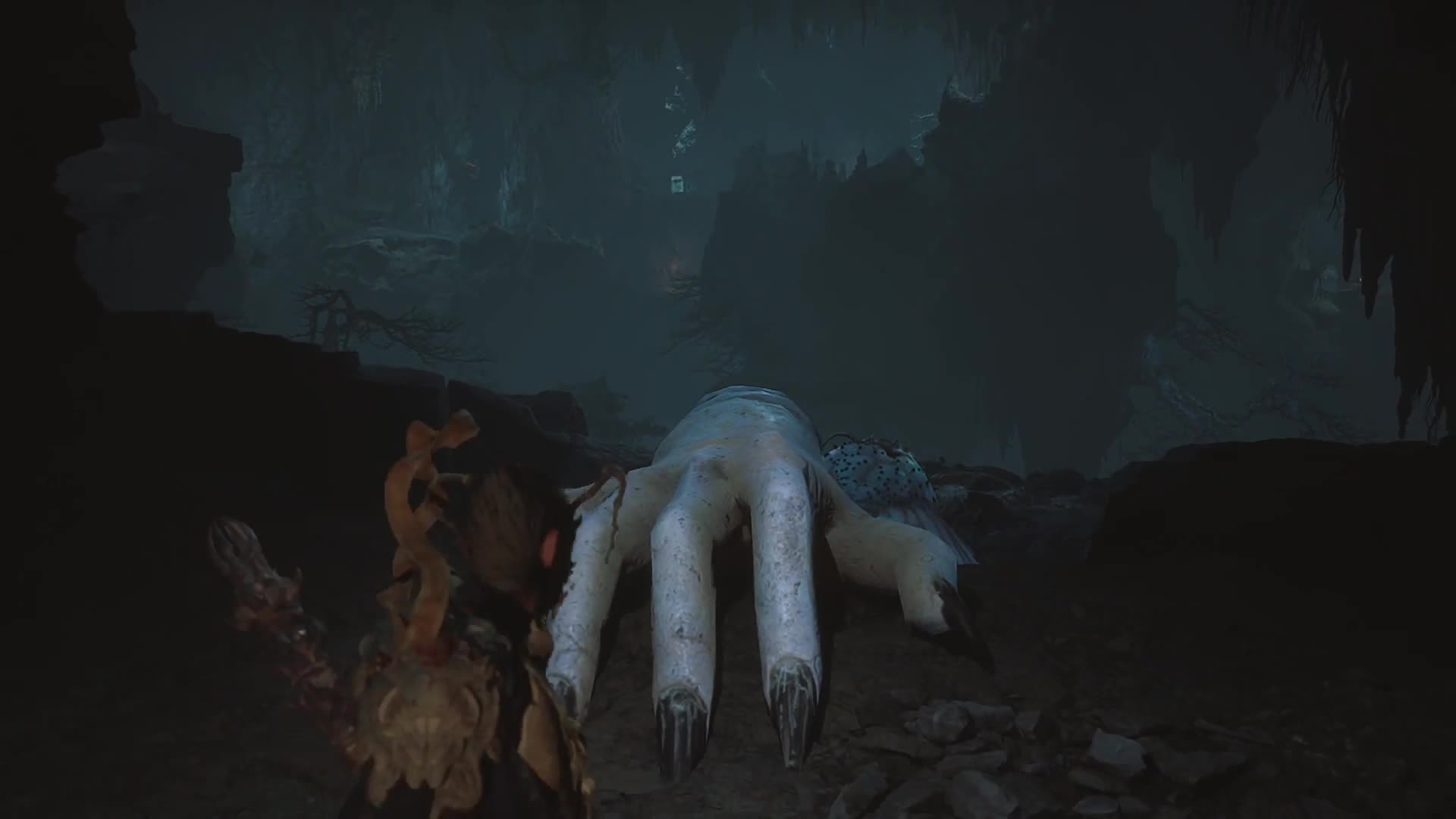 This is one freaky looking moth (Boss Fight - Buddha's Right Hand)
