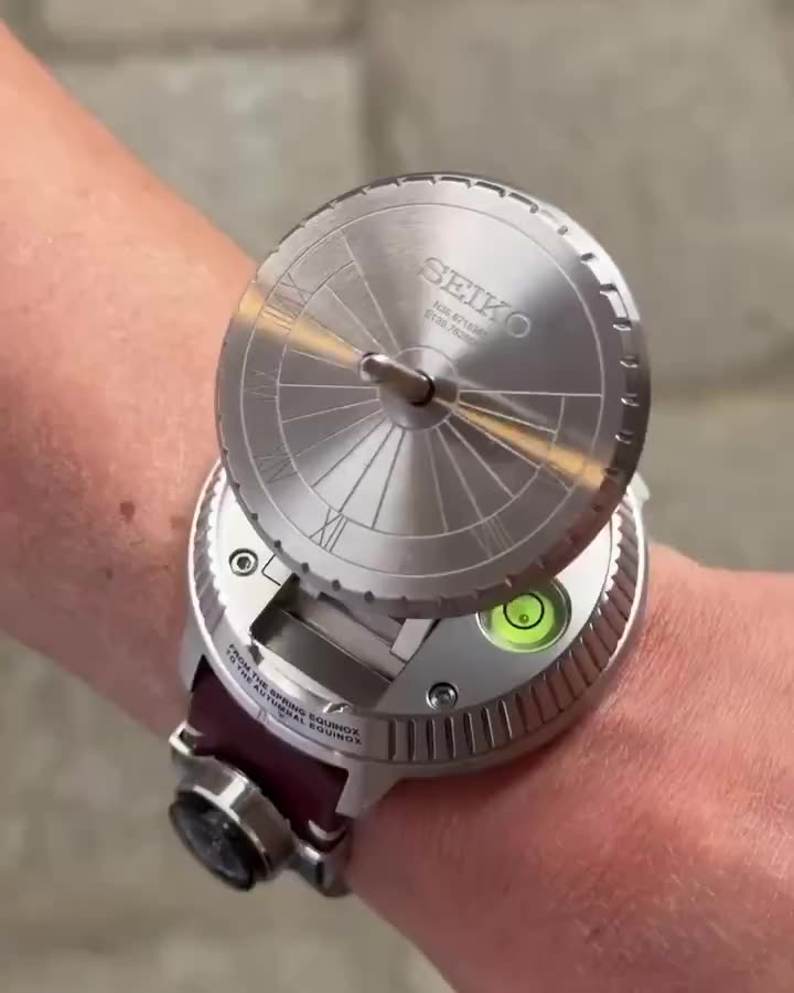 Seiko Sundial. Designed by Yu Ishihara, they call it a "watch ...