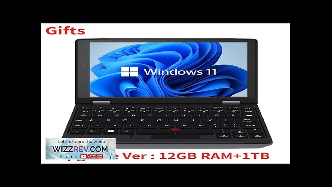 2024 Portable Mini Laptops Metal Small Notebooks Windows 11 7 Inch ...