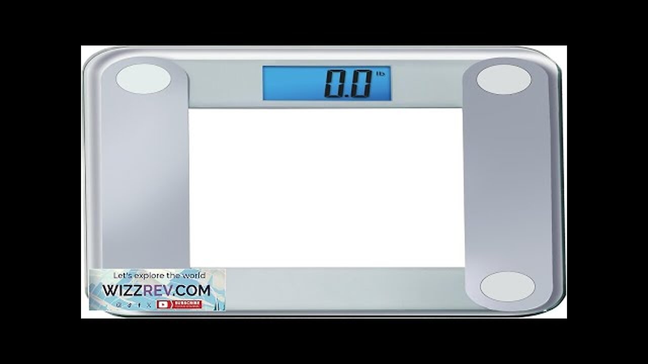 Eat Smart Products Digital Bathroom Scale with Extra Large Lighted ...