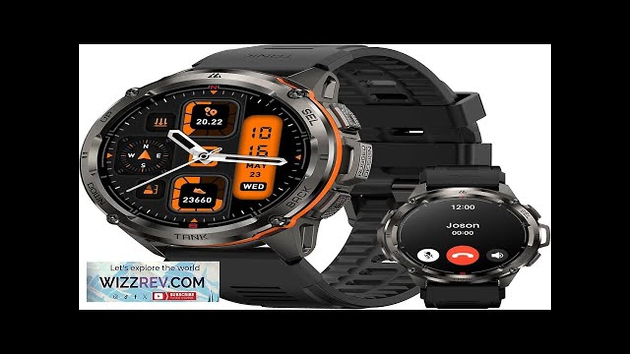 AMAZTIM GPS Smart Watch for Men 6 Satellite Positioning Compass ...